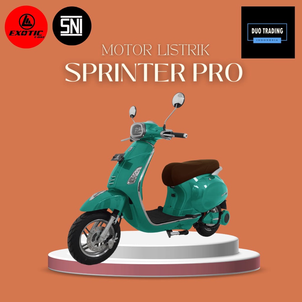 Jual Sepeda Motor Listrik Vespa Listrik Sprinter Pro Pacific Exotic ...