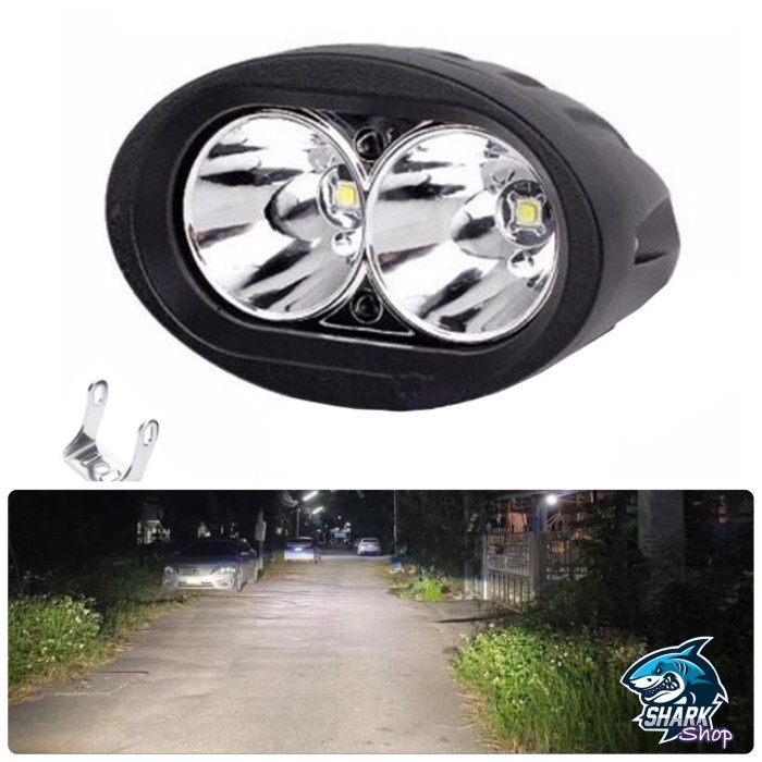 Jual Lampu LED CREE oval 20W 12-80V-Led OWL-Lampu tembakvoval - Putih ...