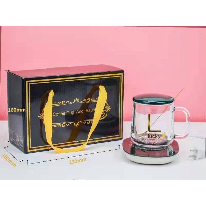 Jual (KACA) Gelas Set Pemanas Hampers Sultan Cangkir Listrik Elektrik ...