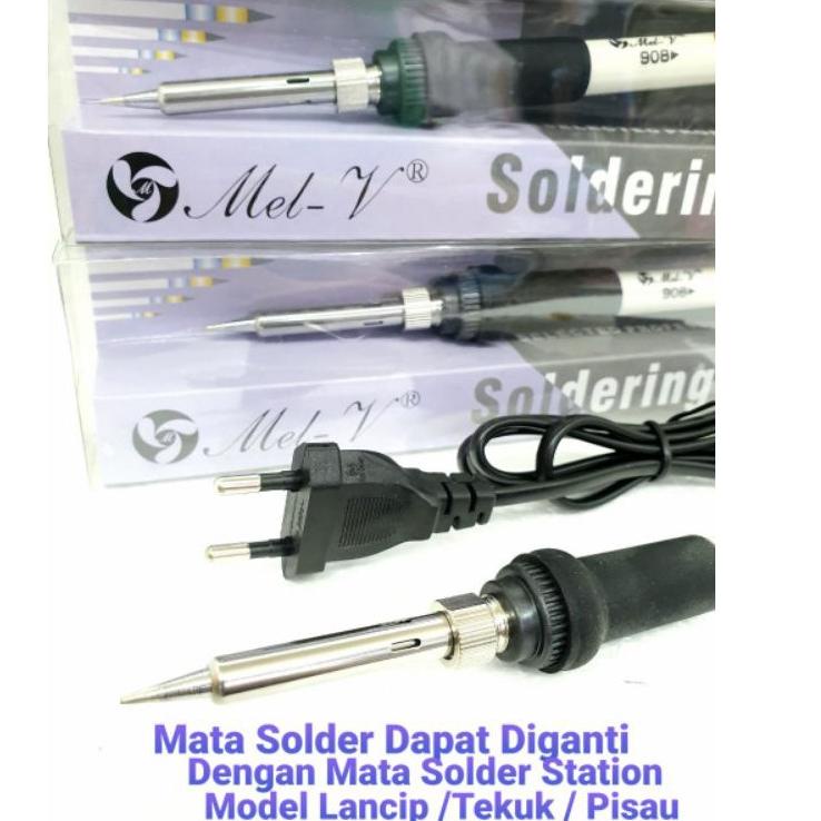 Jual Model Baru Solder listrik 60 watt / Soldering Iron SL-908 220V 60w / Model Sunshine Sl908 ...
