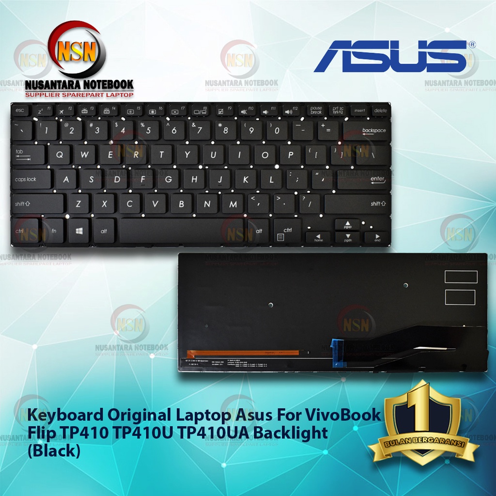 Jual Keyboard Original Laptop Asus For VivoBook Flip TP410 TP410U ...
