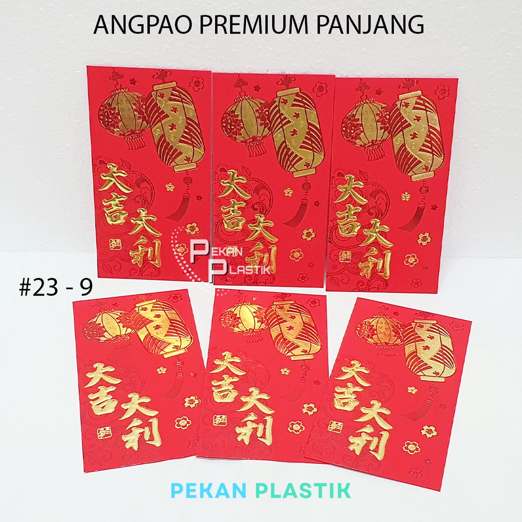 Jual 6 pcs Angpao premium imlek / CNY / angpao panjang | Shopee Indonesia