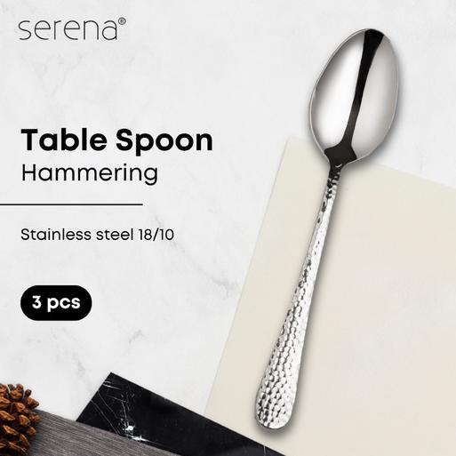 Jual Sendok Serena Hammering - Table Spoon 3pcs | Shopee Indonesia