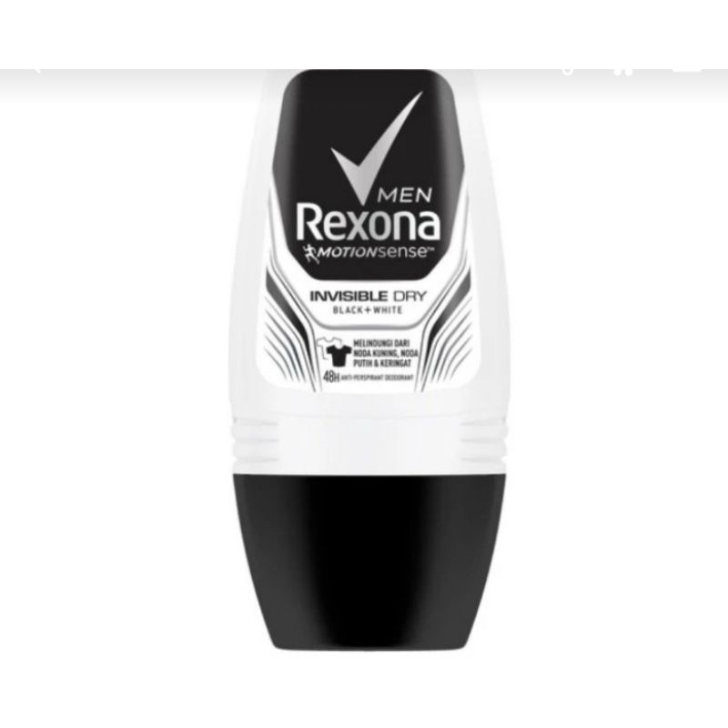 Jual Rexona Invisible dry Black & White 50ml | Shopee Indonesia