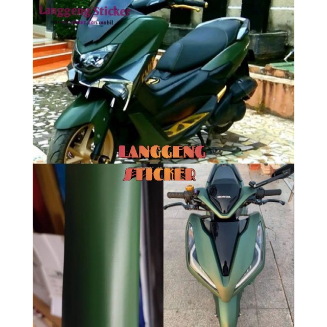 Jual Sticker Skotlet Hijau Army Stiker Scotlet Dark Green Scotlite Setiker Hijau Armi | Shopee ...