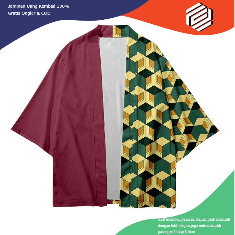 Jual baju Demon Slayer Anime Cartoon Fashion Men Women Loose Summer ...