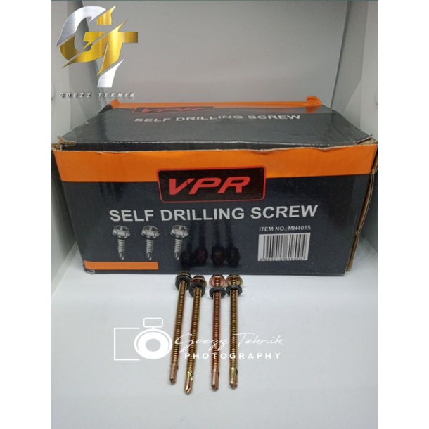 Jual baut roofing 12 x 70 & 12 x 50 baut rofing 1box | Shopee Indonesia