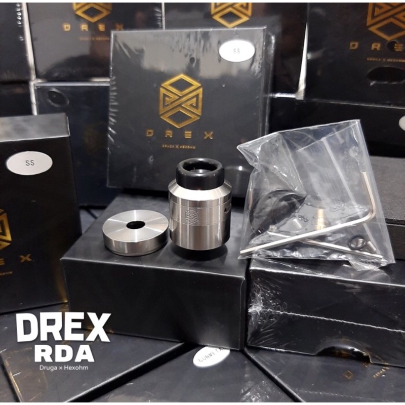 Jual DREX RDA by Druga X Hexohm authentic | Shopee Indonesia