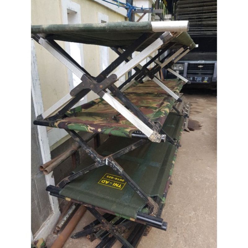 Jual Velbed Alumunium / Camping Bed TNI ( !! BARANG SECOND ...