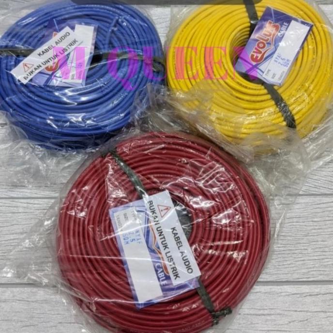 Jual KABEL NYAF 1 x 2,5 MM KABEL TUNGGAL SERABUT 50 METER Non COD | Shopee Indonesia