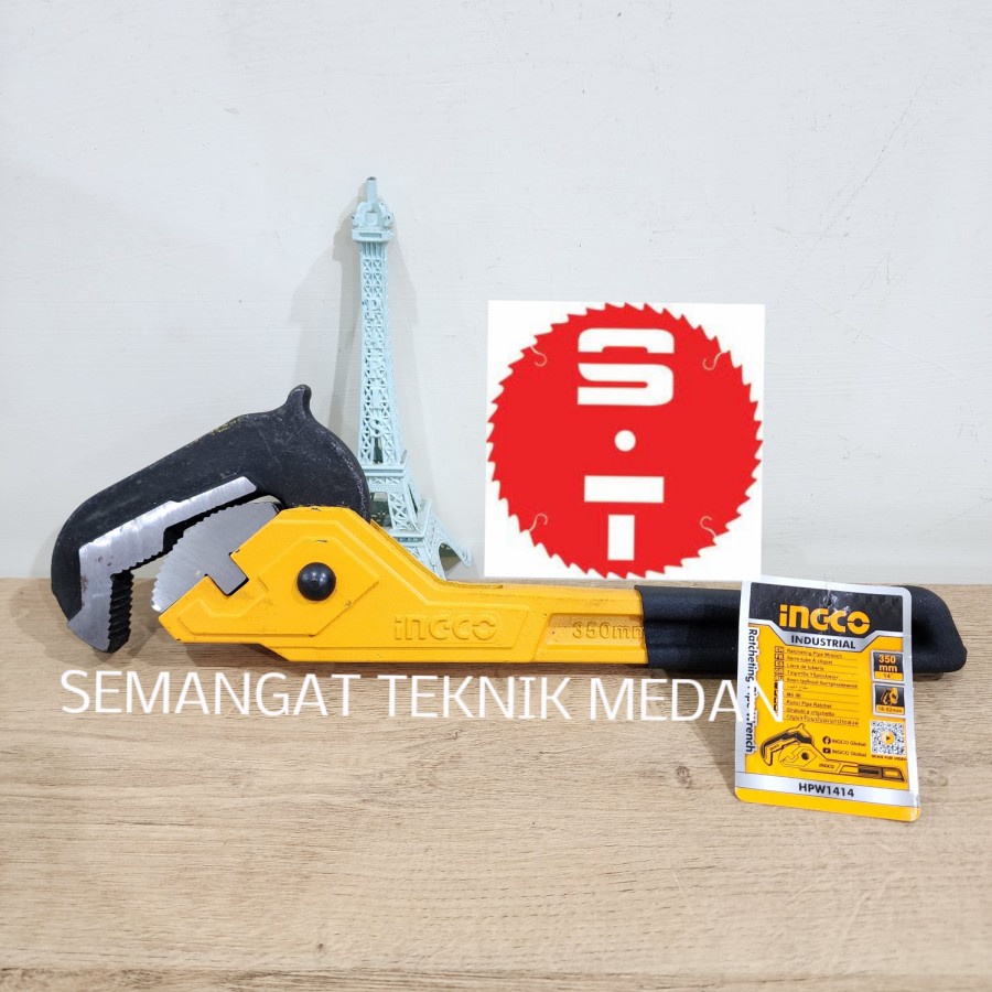 Jual KUNCI PIPA RATCHET RATCHETING RATCHET PER PEGAS 14" 14 " INGCO ...