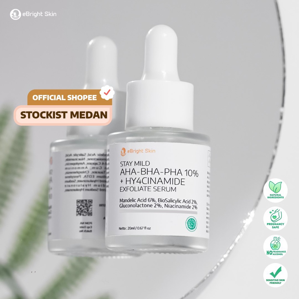 Jual Stay Mild AHA-BHA-PHA 10% + Hy4cinamide Exfoliate Serum - Exfoliating Serum | Shopee Indonesia