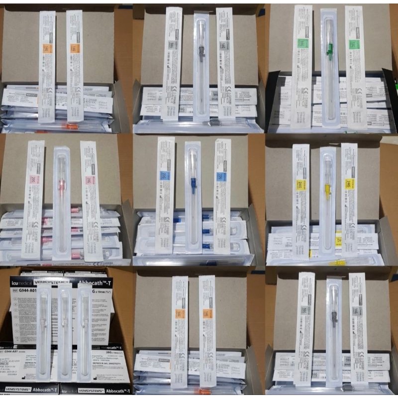 Jual IV Catheter Abbocath Venisystems 14 16 18 20 22 24 26 G Abocat IV ...
