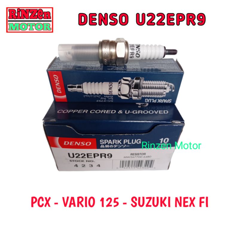 Jual Busi Vario 125, PCX, Suzuki Nex Denso U22EPR9 | Shopee Indonesia