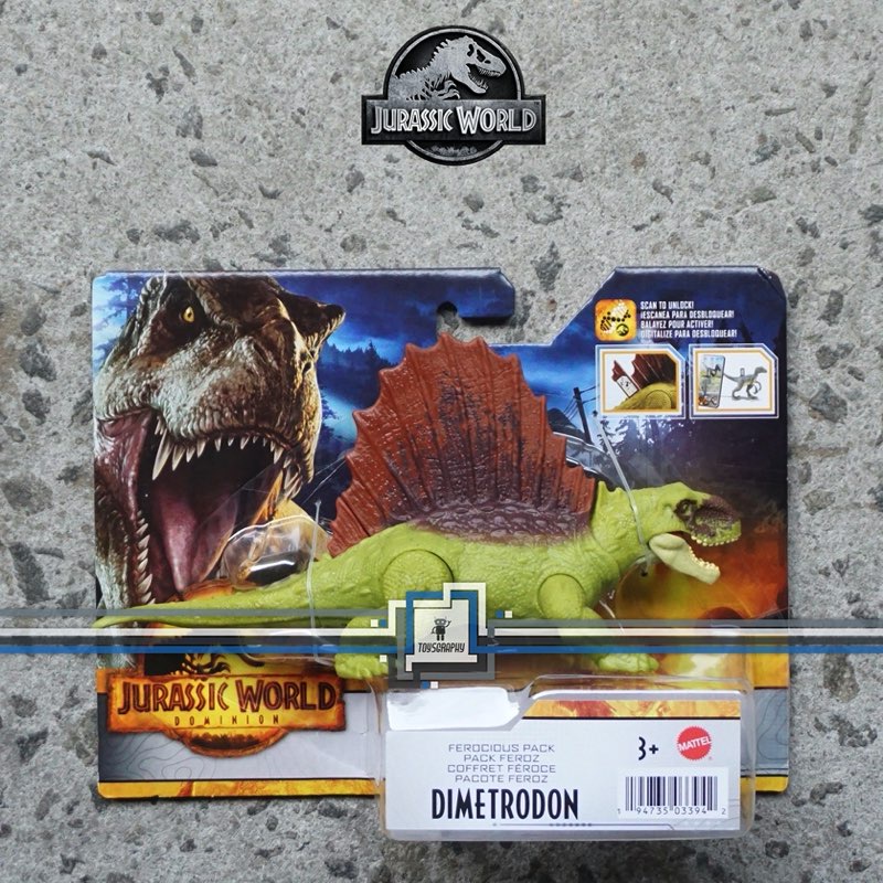 Jual Jurassic World Ferocious Pack DIMETRODON Dinosaurs Park with AR ...