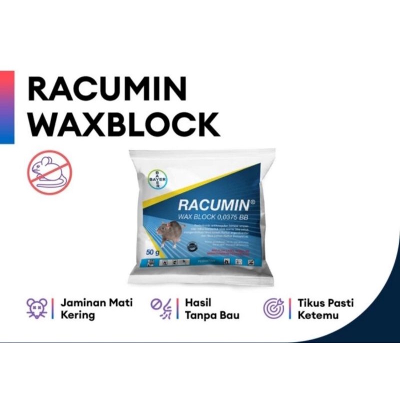 Jual Racumin wax blok @ 50 gram | Shopee Indonesia