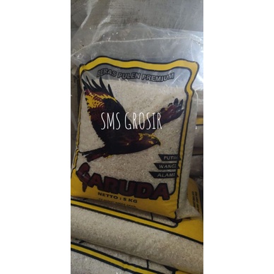 Jual BERAS GARUDA BERAS CAP GARUDA PULEN 5 KG | Shopee Indonesia