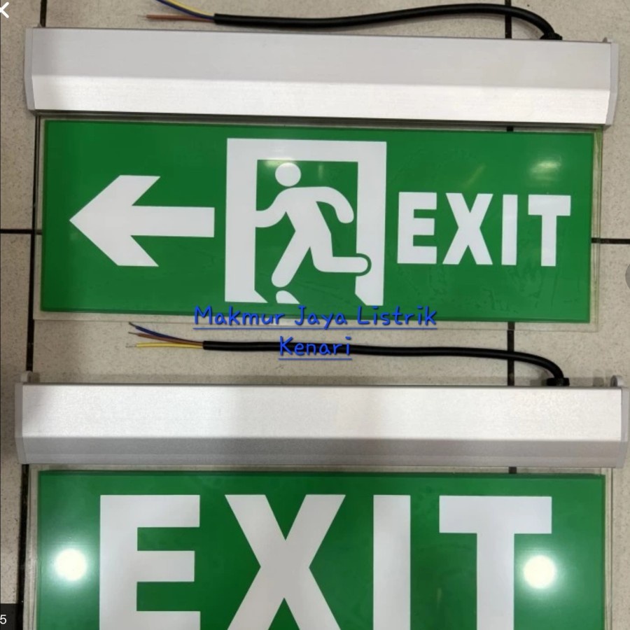 Jual Lampu Exit Led Arcylic Lampu Darurat Emergency Exit Lampu Sign ...