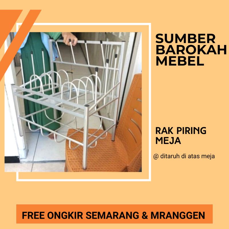 Jual Rak Piring Meja Rak piring aluminium (Hanya Semarang & sekitarnya ...