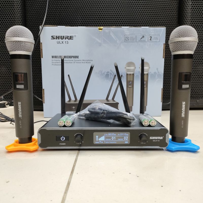 Jual Mic Wireless Shure ULX-13 Cocok Untuk Karaoke Pidato Vocal Bagus ...