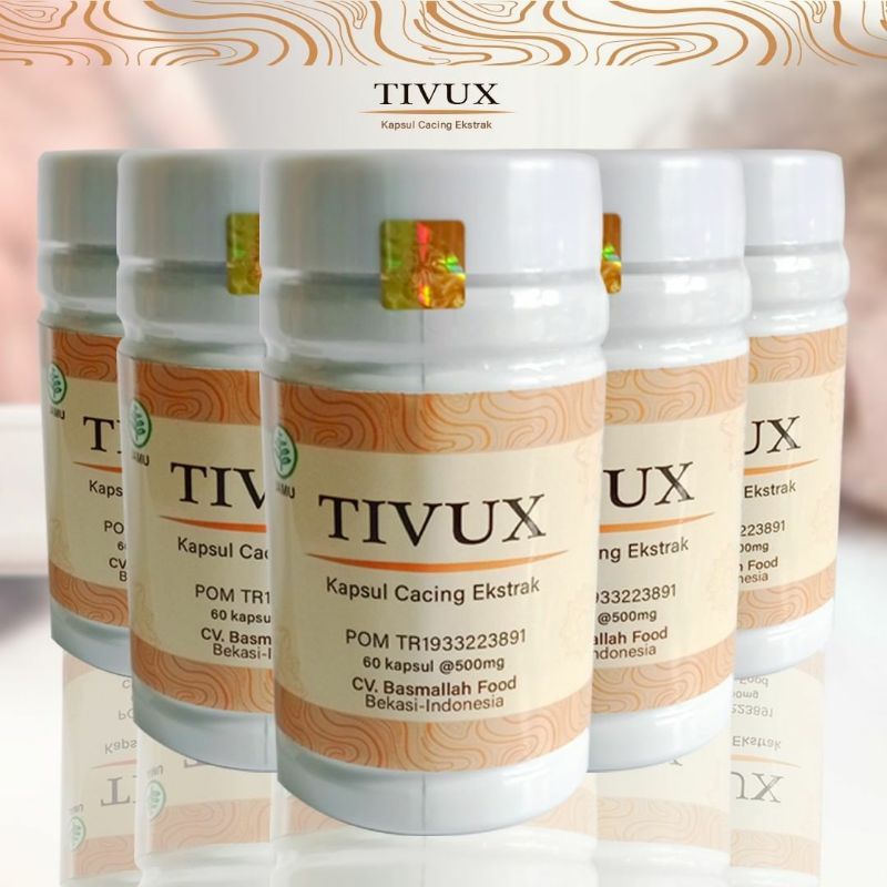 Jual VITUX Kapsul Cacing Tanah Kaya Protein Tinggi Penurun Panas Demam ...