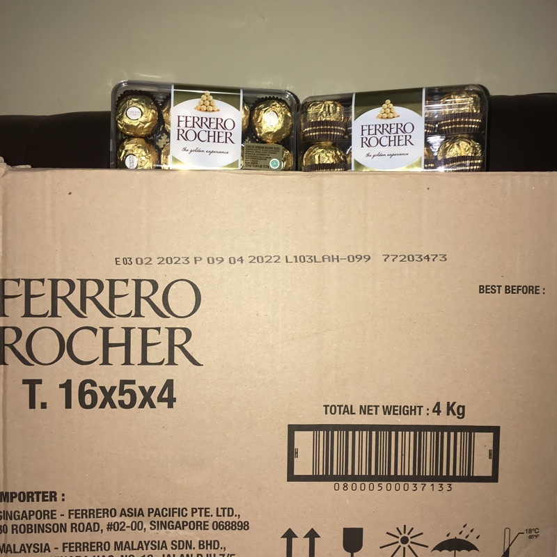 Jual Ferrero Rocher T16 200gr | Cokelat Ferrero Rocher Isi 16 HALAL ...