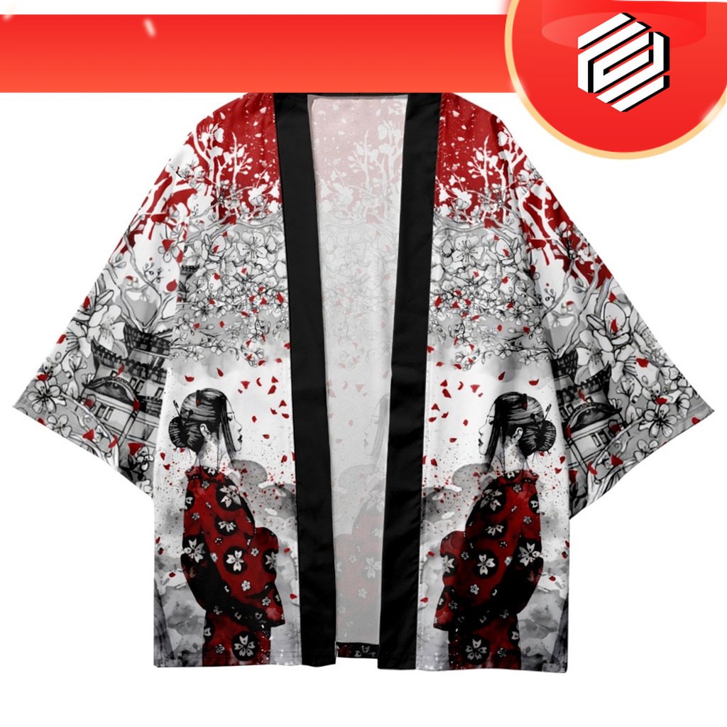 Jual baju COD New Loose Oversized Summer Outer Kimono Jepang Wanita ...