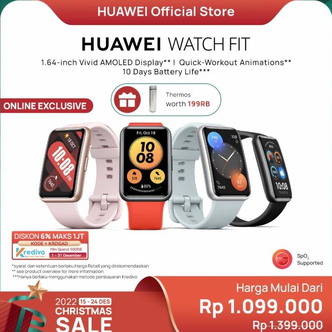 Jual HUAWEI WATCH FIT SmartWatch | Shopee Indonesia