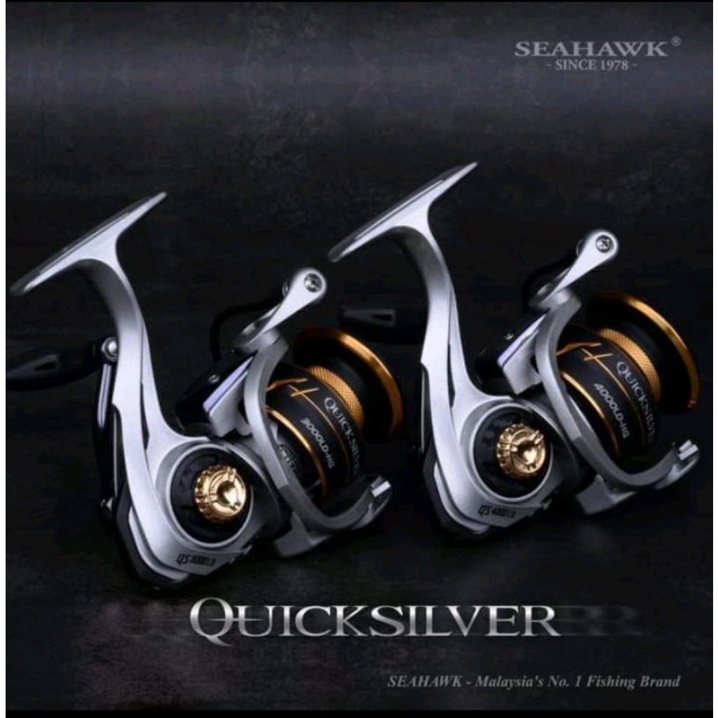Jual Reel SeaHawk QUICK SILVER 3000 - 4000 LD - HG | Shopee Indonesia