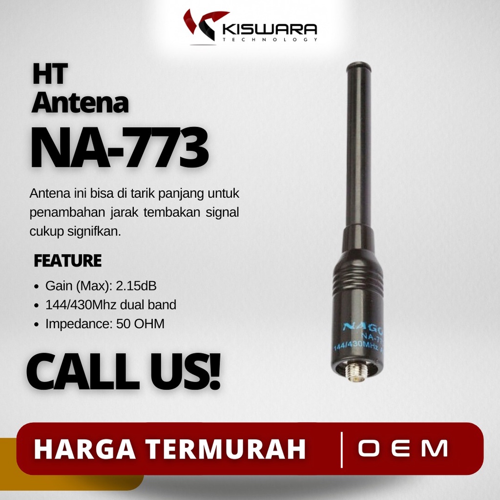 Jual Antena HT Nagoya NA-773 SMA-F 144-430 MHz Dual Band | Shopee Indonesia