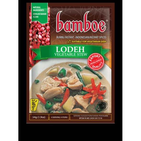 Jual Bumbu Bamboe Lodeh 54Gr | Shopee Indonesia
