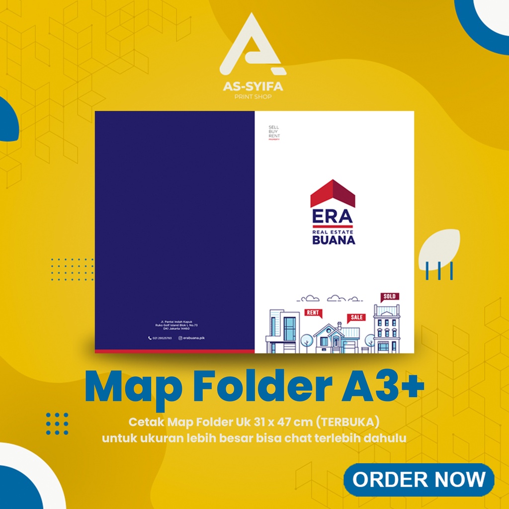 Jual Map Folder Cetak Art Karton 260gr Custom A3 (23 x 31) | Shopee ...