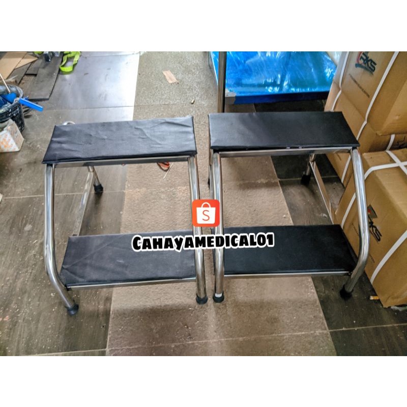 Jual Foot step / Tangga pasien stainles / Footstep stainless / Tangga ...