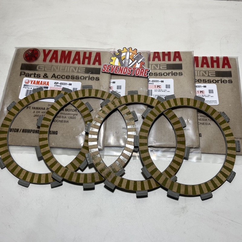 Jual Kampas plat kopling 45P plate friction set isi 4pcs Yamaha Byson Original YGP | Shopee ...