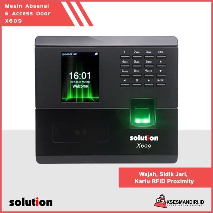 Jual Mesin Absensi Dan Access Door Solution X609 Premium | Shopee Indonesia