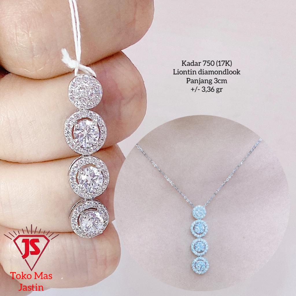 Jual liontin 4 susun model diamondlook 17k/750 | Shopee Indonesia