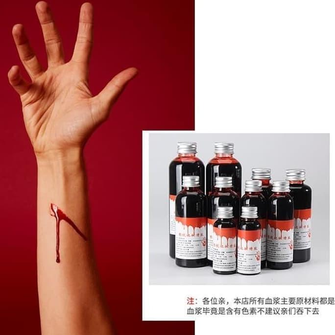 Jual Fbb Fake Blood Bottle Plasma Darah Palsu Properti Prank Vampir ...