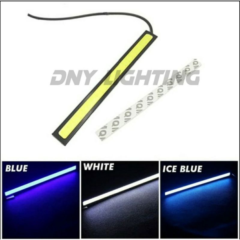 Jual Lampu LED DRL Plasma COB Strip 17cm / Led Bemper Sepasang | Shopee ...