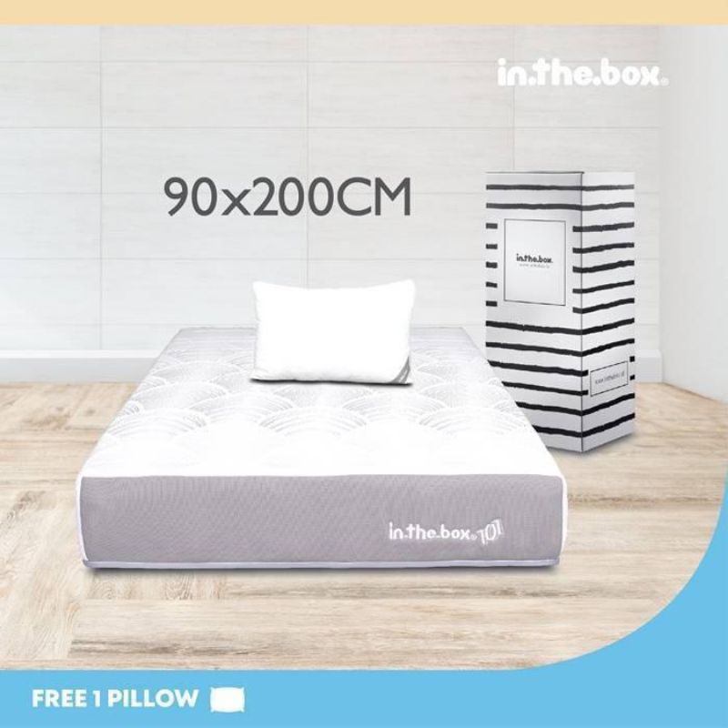 Jual In The Box Matrass 101 - White (Single, Full, Queen, King ...