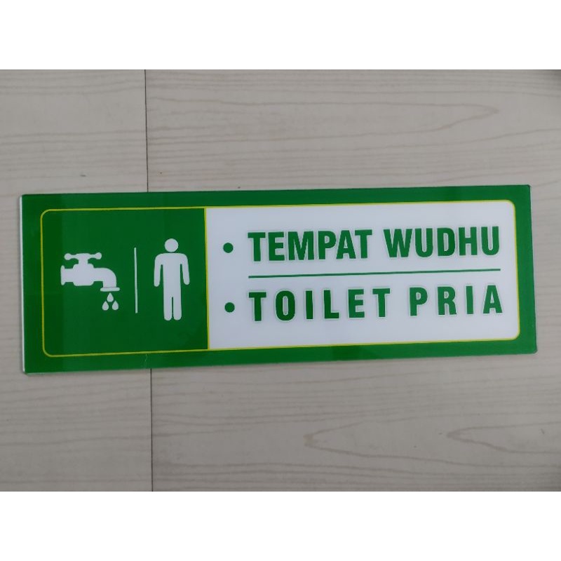 Jual Akrilik Tempat Wudhu & Toilet Besar | Shopee Indonesia
