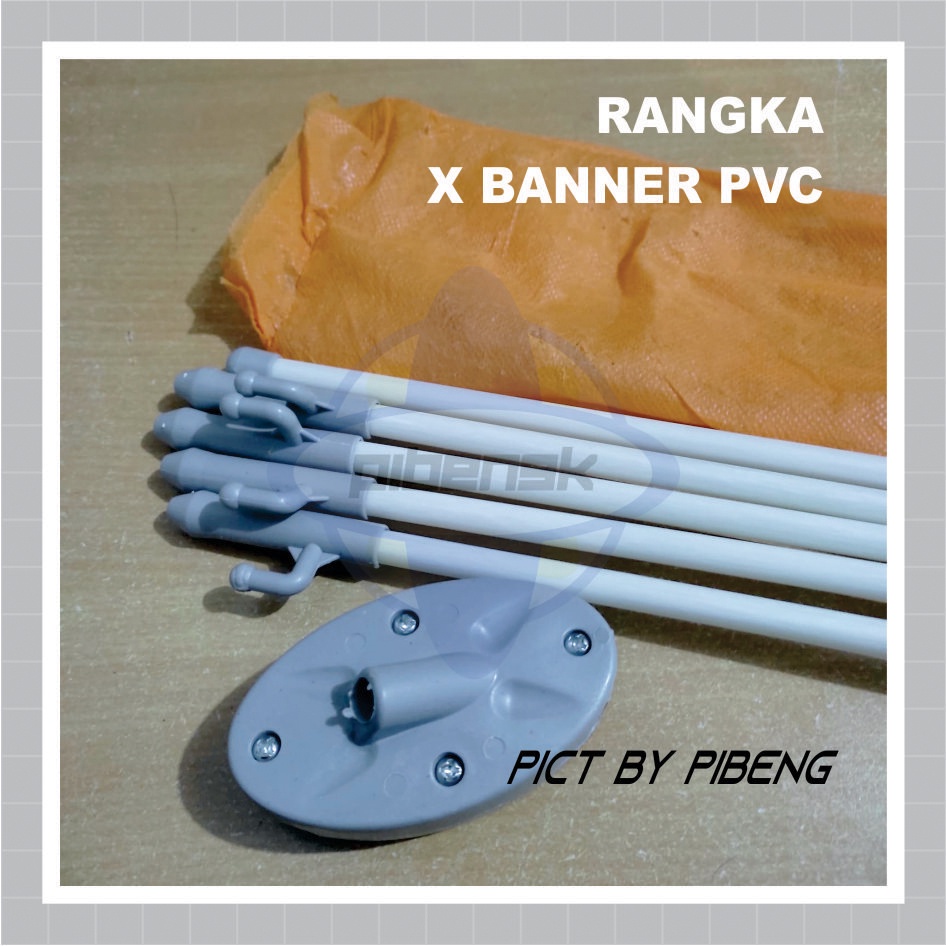 Jual STAND X BANNER PUTIH / RANGKA X BANNER PVC 60X160CM | Shopee Indonesia