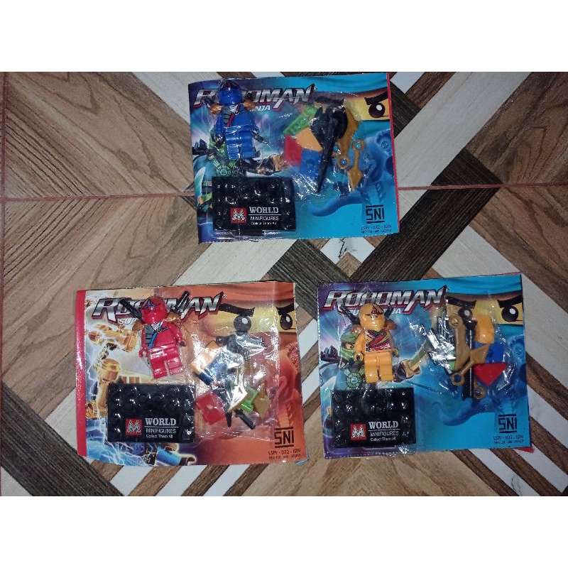 Jual Lego NINJA Brick Roboman Ninjago Minifigure New Murah Retro ...