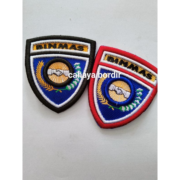 Jual logo binmas bordir /timbul dan logo sak binmas terbaru | Shopee ...