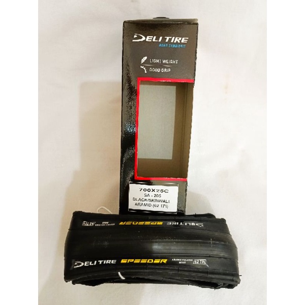 Jual BAN LUAR DELI TIRE SPEEDER - ARAMID FOLDING BEAD 700x25C 62TPI ...