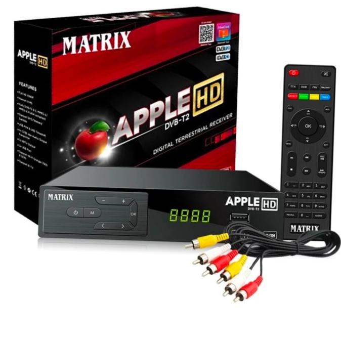 Jual SET TOP BOX MATRIX APPLE MERAH DVB-T2 DIGITAL RECEIVER | Shopee ...