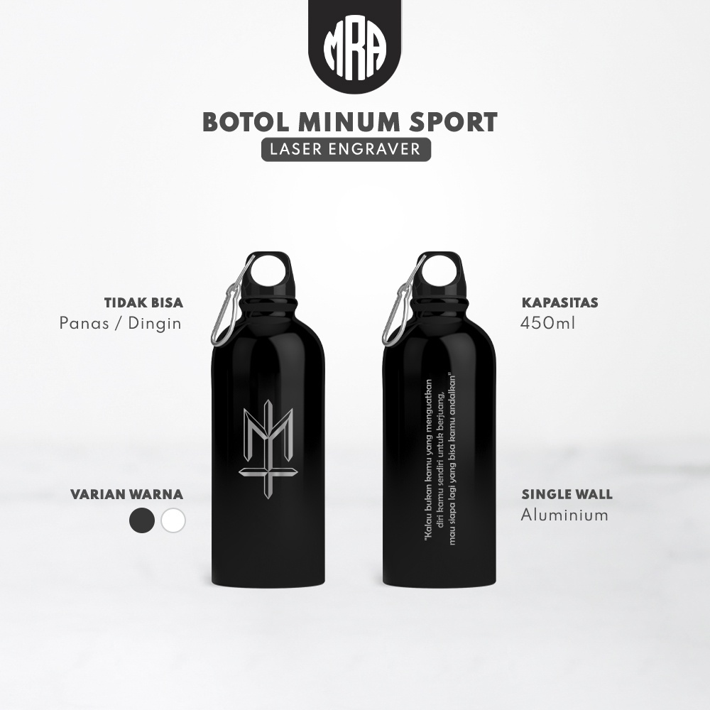 Jual Tumbler Botol Minum Sport 450ml Tumbler Single Wall Custom Grafir ...