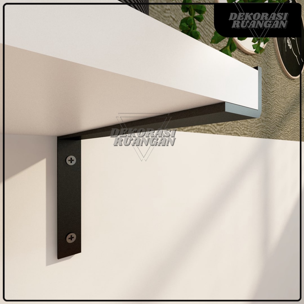 Jual Rak Siku Besi Hiasan Dinding Rak Minimalis Serbaguna Dekorasi ...