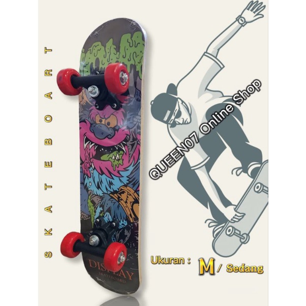 Jual SKATEBOARD / PAPAN SELUNCUR ANAK SIZE M (SEDANG / TANGGUNG) ANAK ...