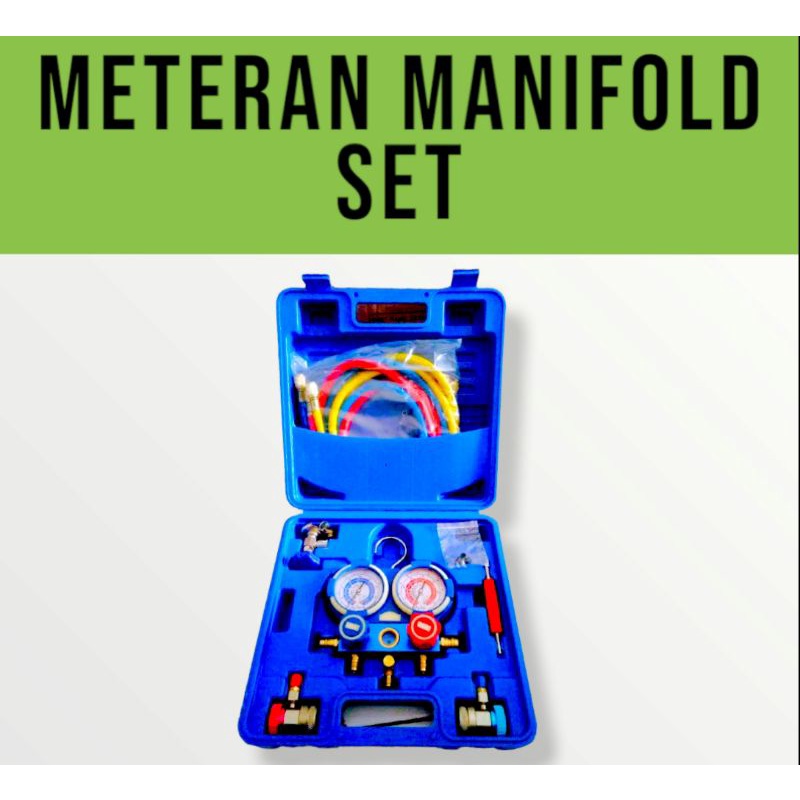 Jual meteran manifold set model tas meteran manifold ac mobil meteran ...