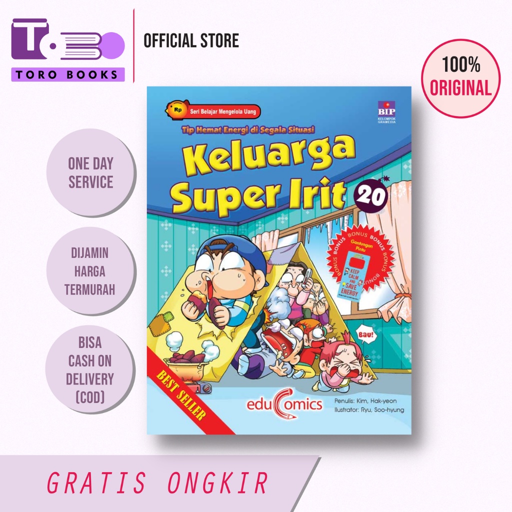 Jual Buku EDUCOMICS : KELUARGA SUPER IRIT ( vol 1-39) | Shopee Indonesia